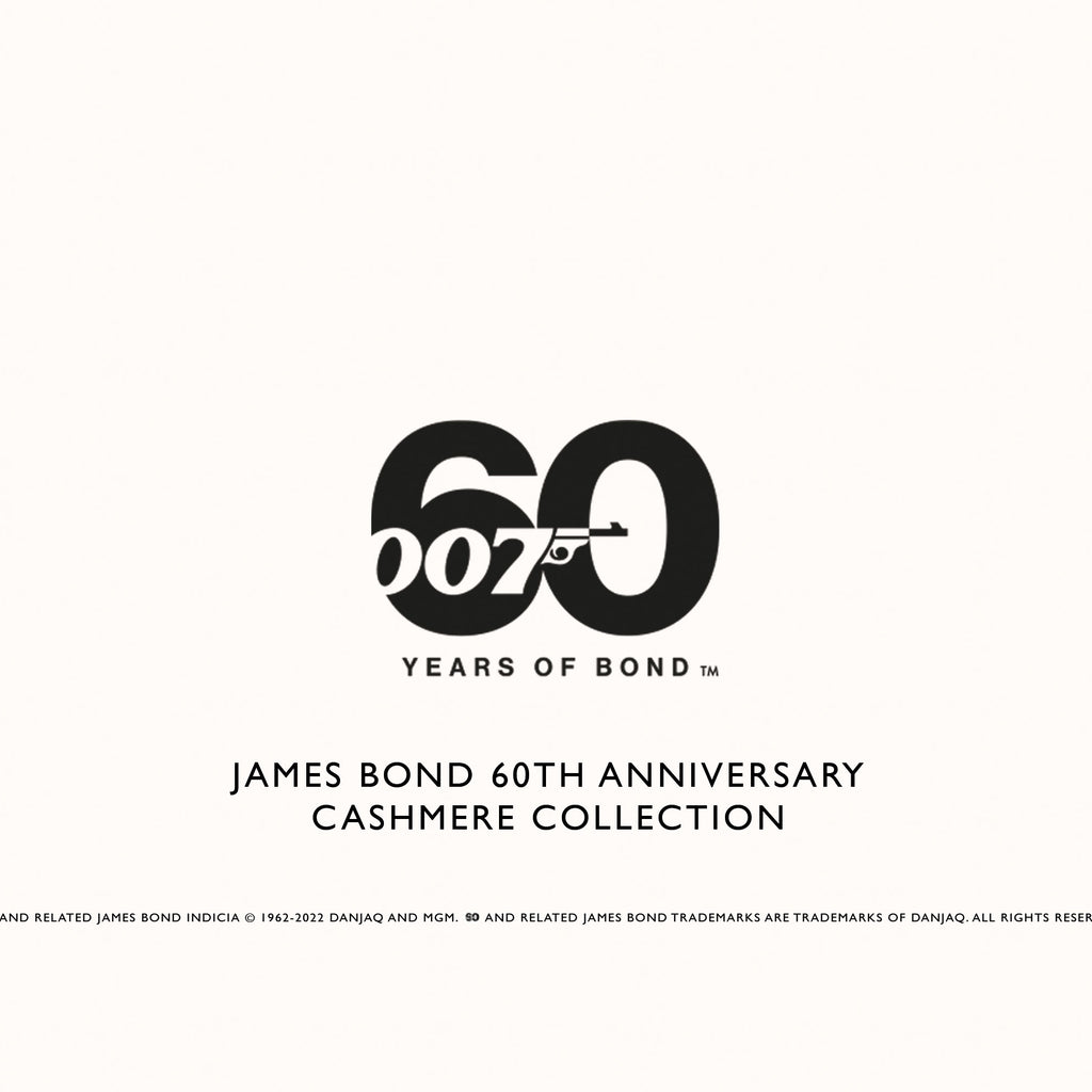 JAMES BOND 60TH ANNIVERSARY CASHMERE COLLECTION