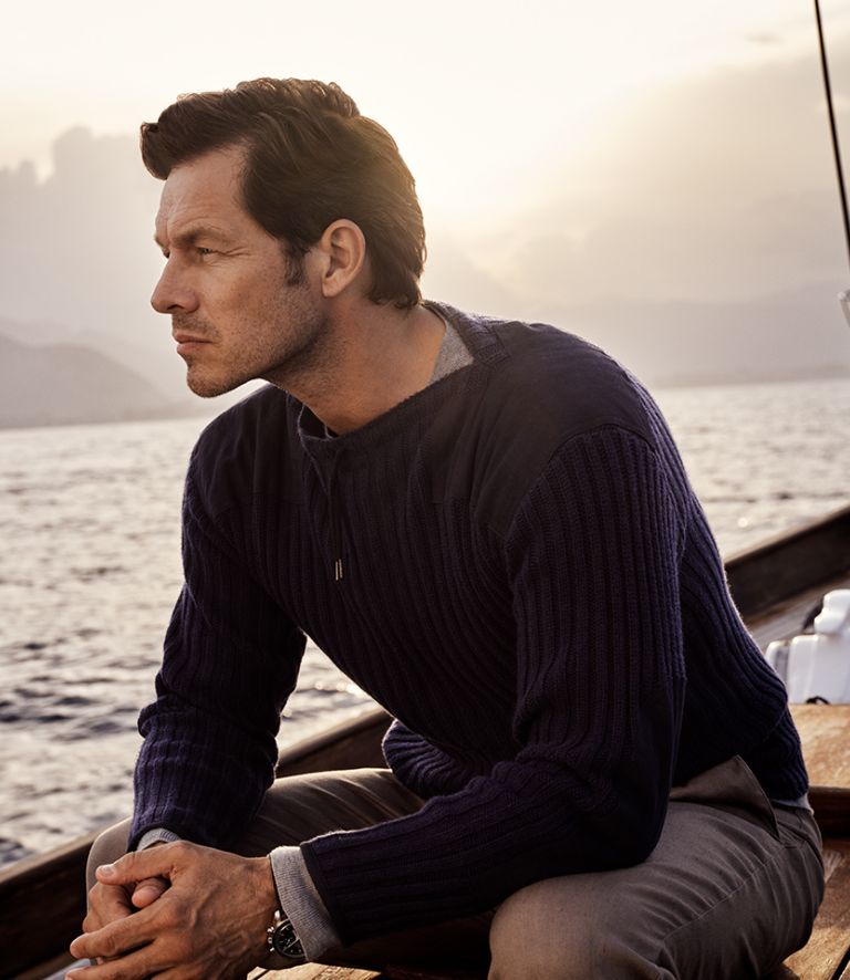 N.Peal Launches Navy Ribbed Army Sweater Worn by 007 in No Time To Die